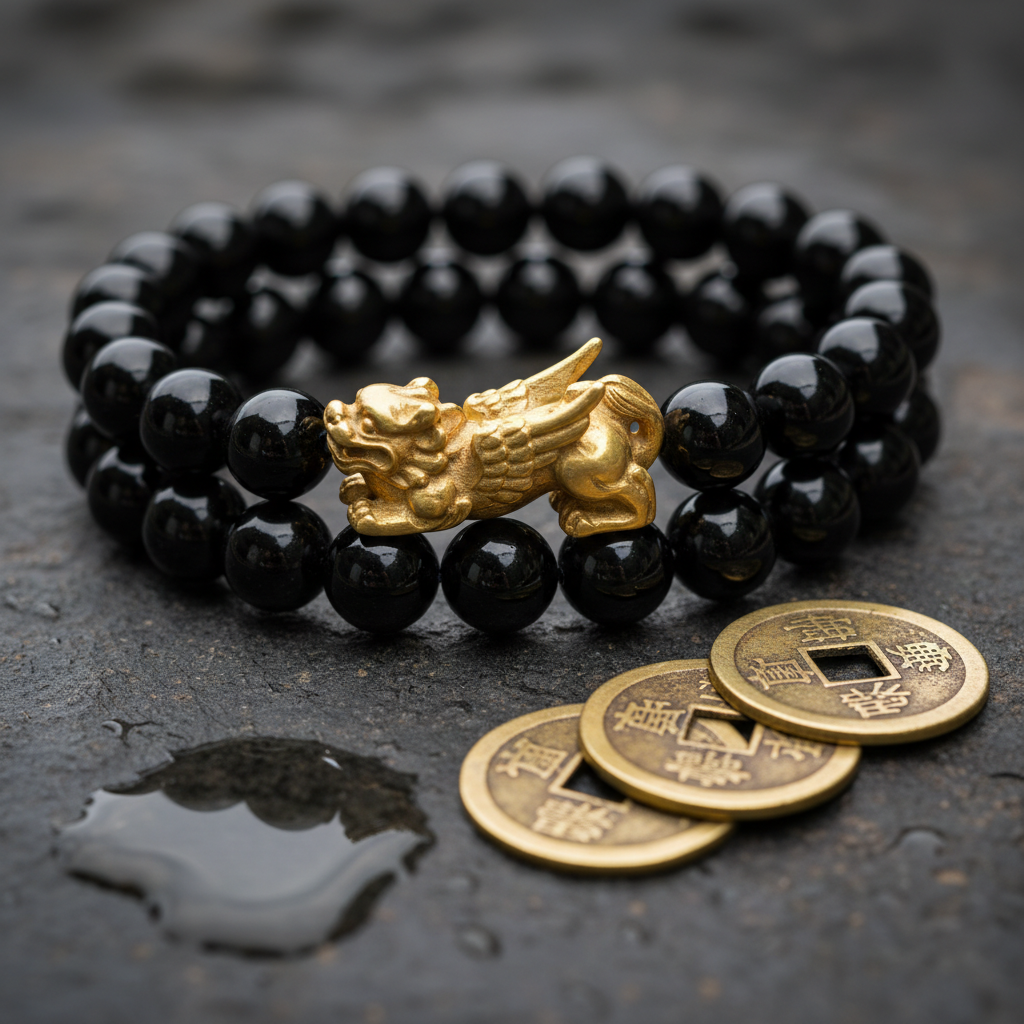 Feng Shui Black Obsidian Wealth Bracelet: Secrets to Wearing It for ...
