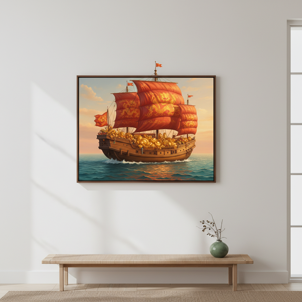 Transforma tu vida con la pintura de barco Feng Shui: un camino hacia ...