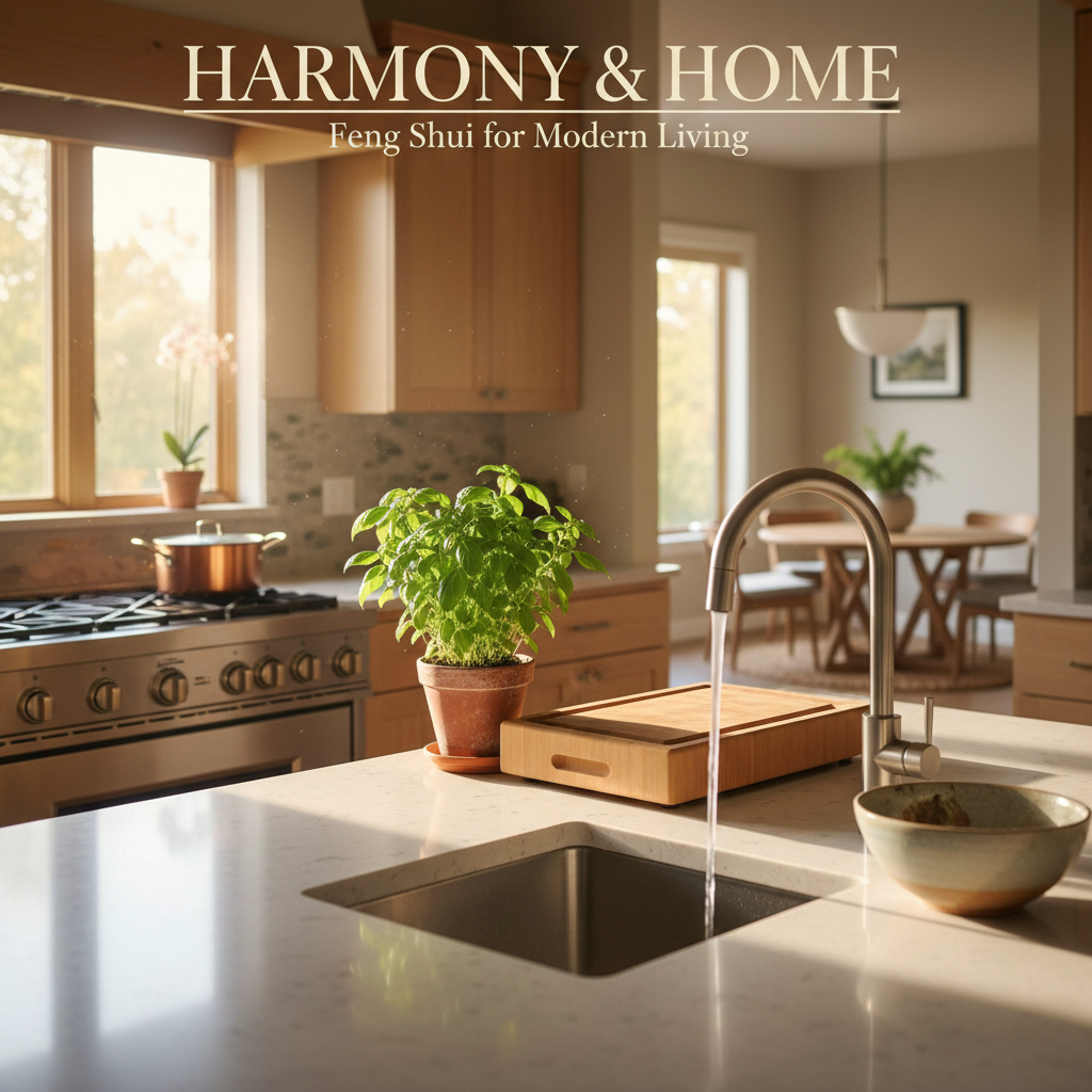 Feng Shui Kitchen Sink And Stove Solve Element Conflicts For Better