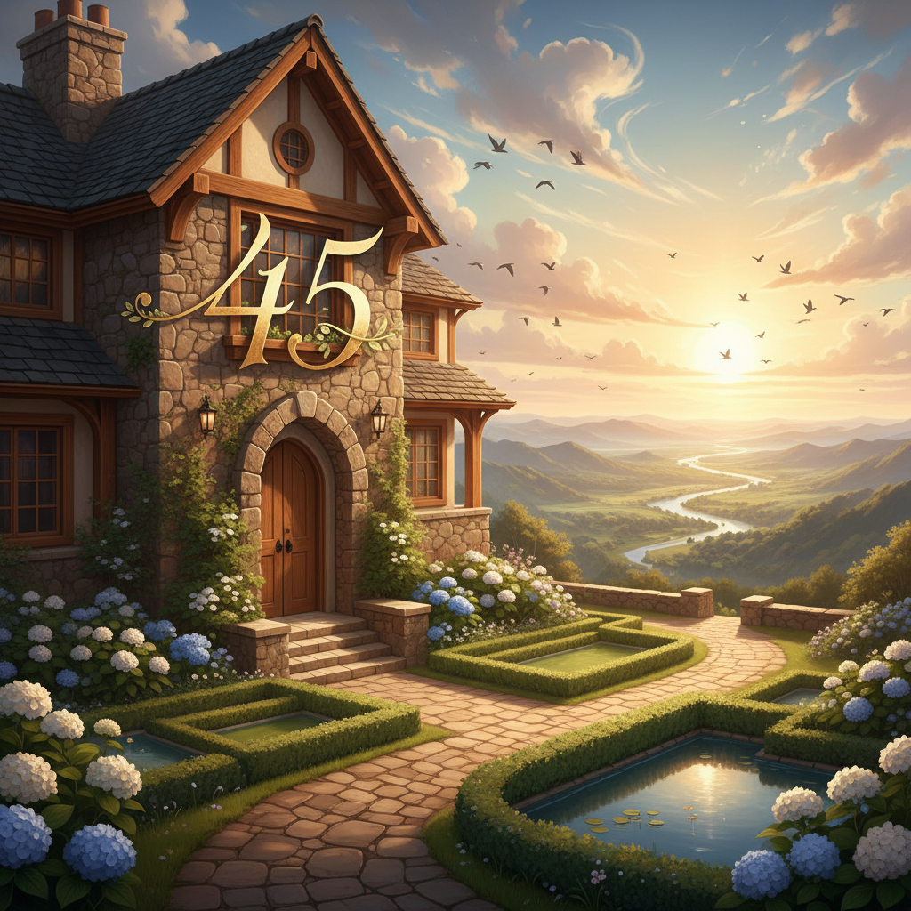 House Number 45 Feng Shui: Hidden Meanings & Power Revealed – the qi flow
