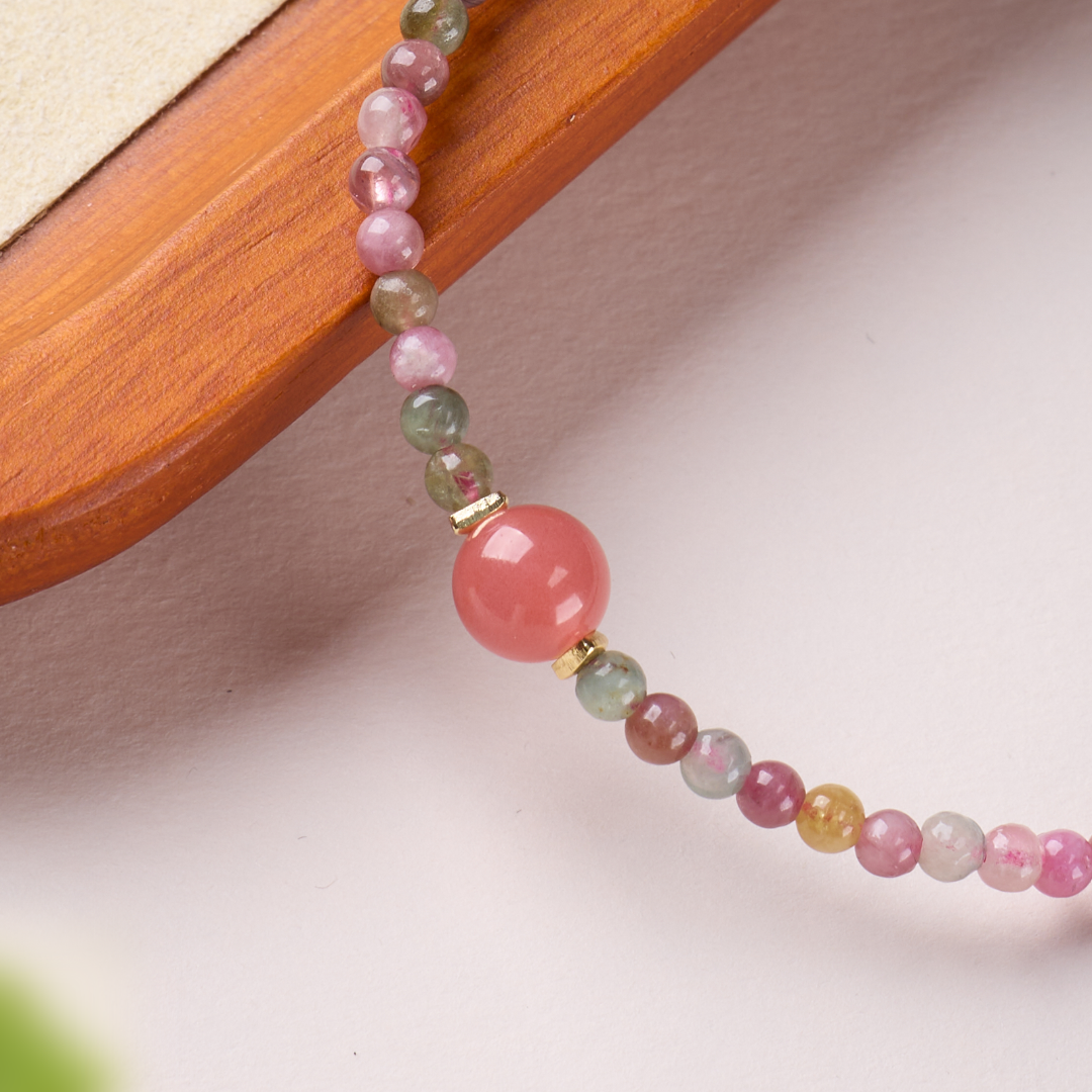 Candy Agate Feng Shui Bracelet - Love, Luck & Five Elements Balance ...