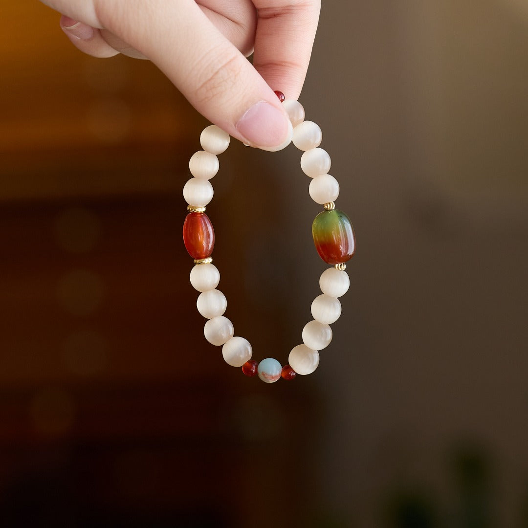 Five Elements Agate Lu Lu Tong Feng Shui Bracelet - Balance & Success ...