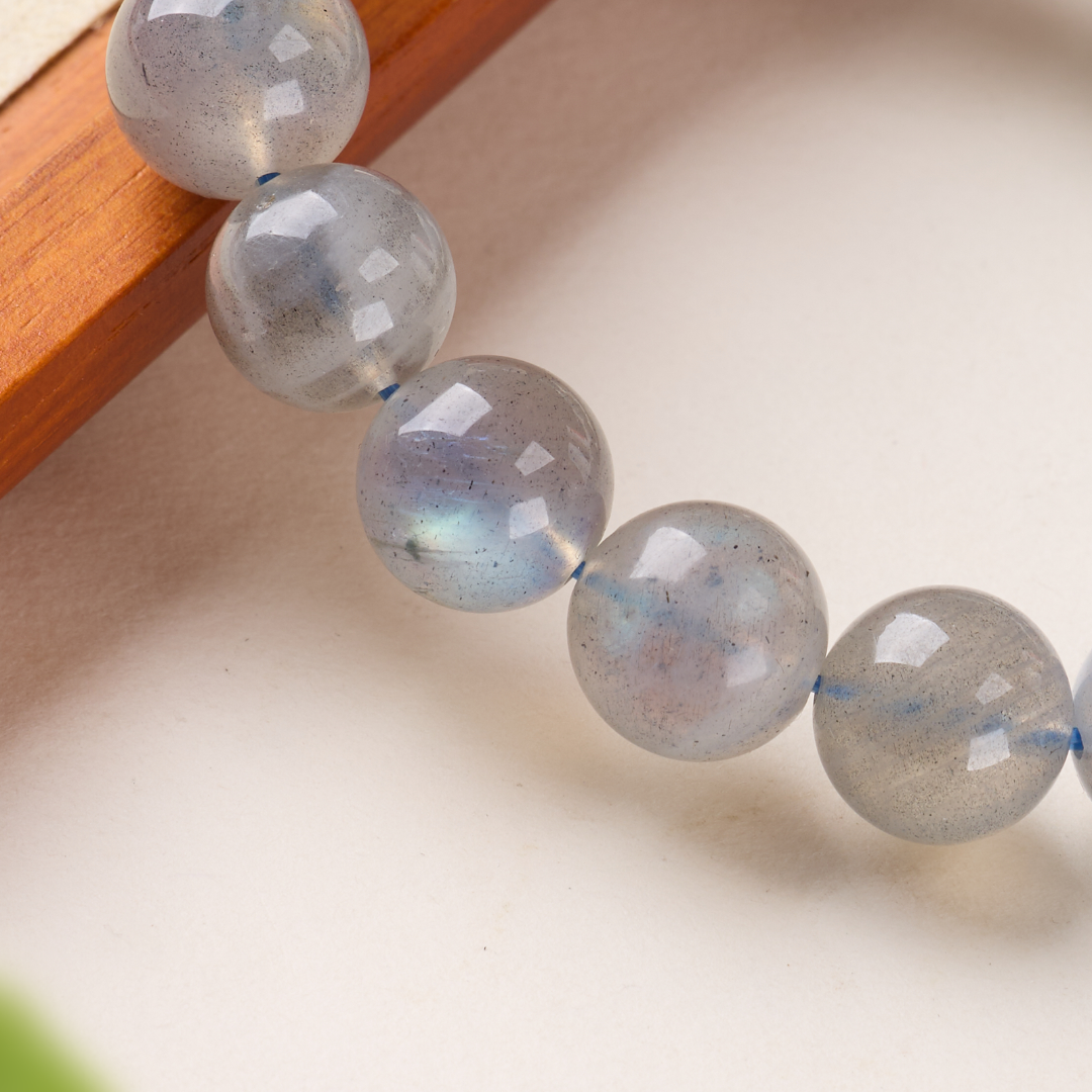 Labradorite & Jade Lu Lu Tong Feng Shui Bracelet - Career & Luck – the ...