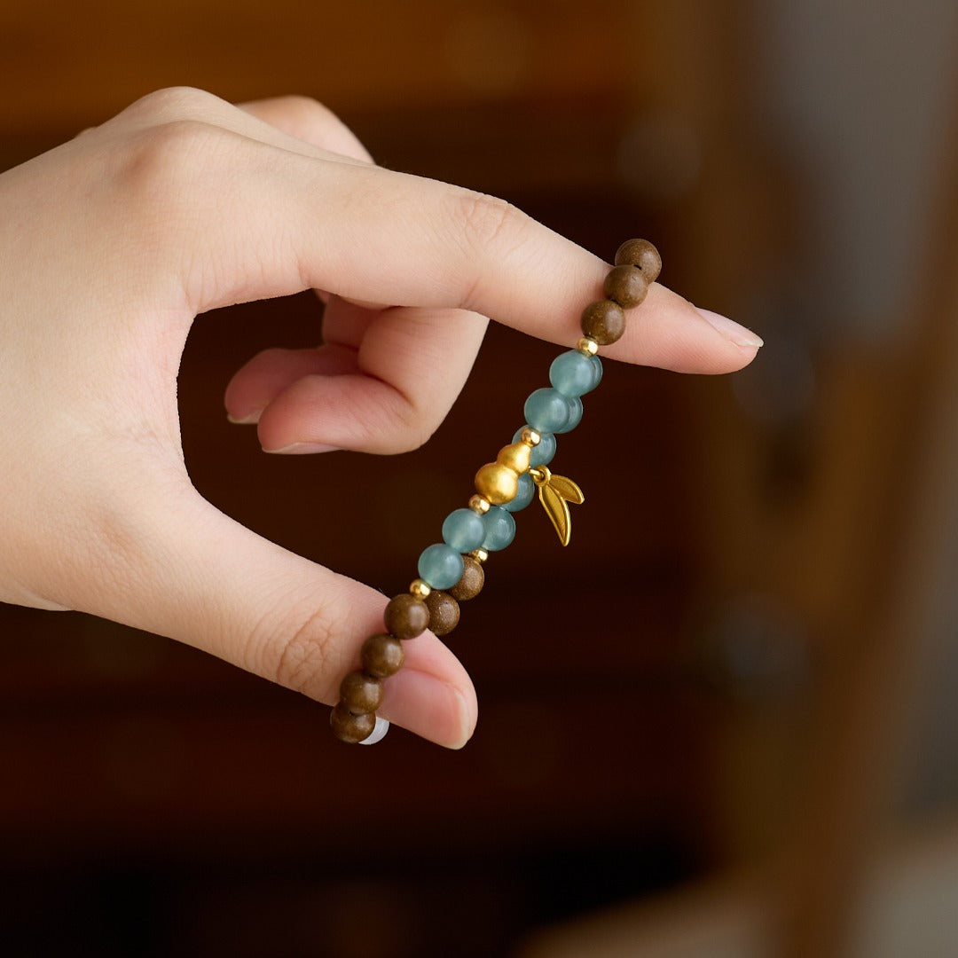 Golden Gourd Five Elements Feng Shui Bracelet | Wealth & Career – the ...